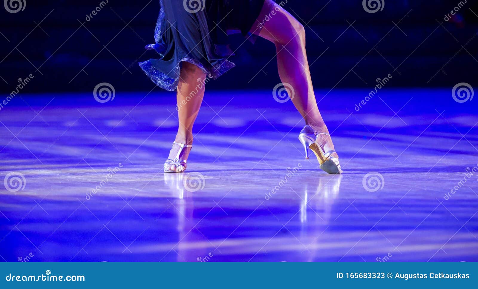Woman Dancer Latino International Dancing Stock Image - Image of paso ...