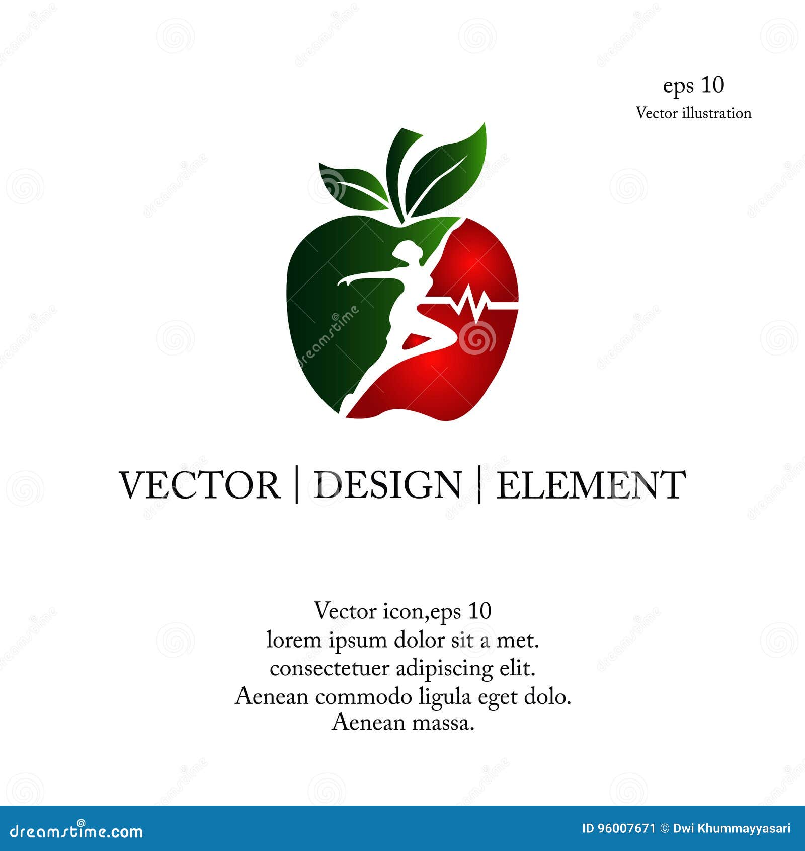 Woman Dancing in Fruit Logo Stock Vector - Illustration of concept ...