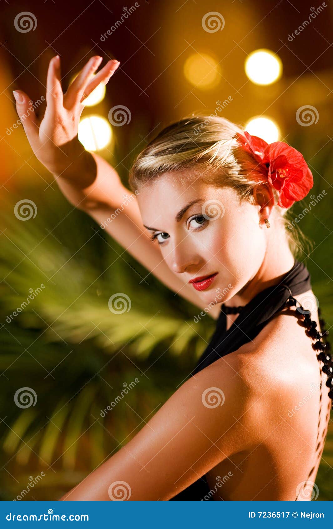 Woman dancing tango stock image. Image of latin, emotional - 7236517