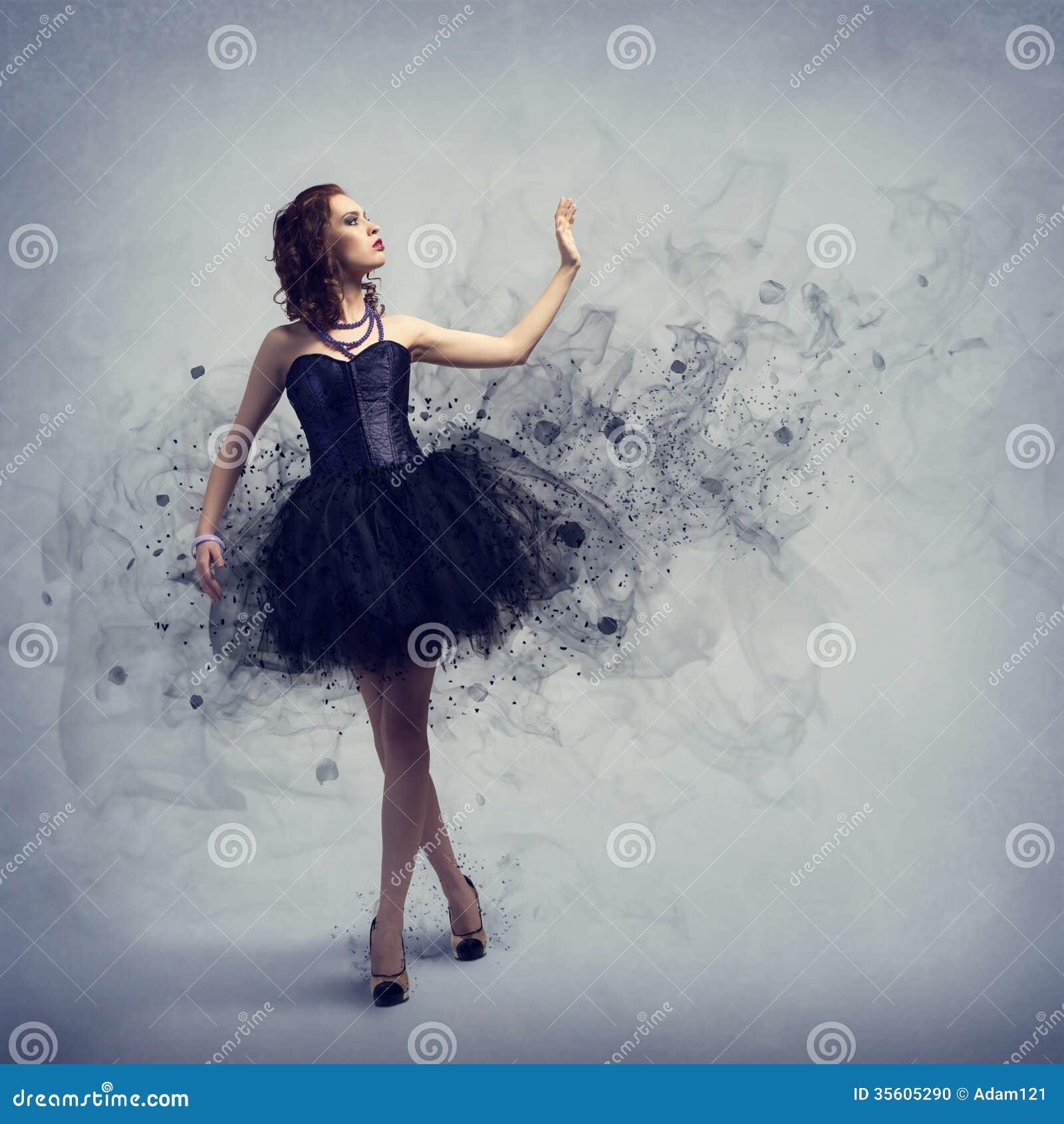Woman dancing stock photo. Image of carefree, dancing - 35605290