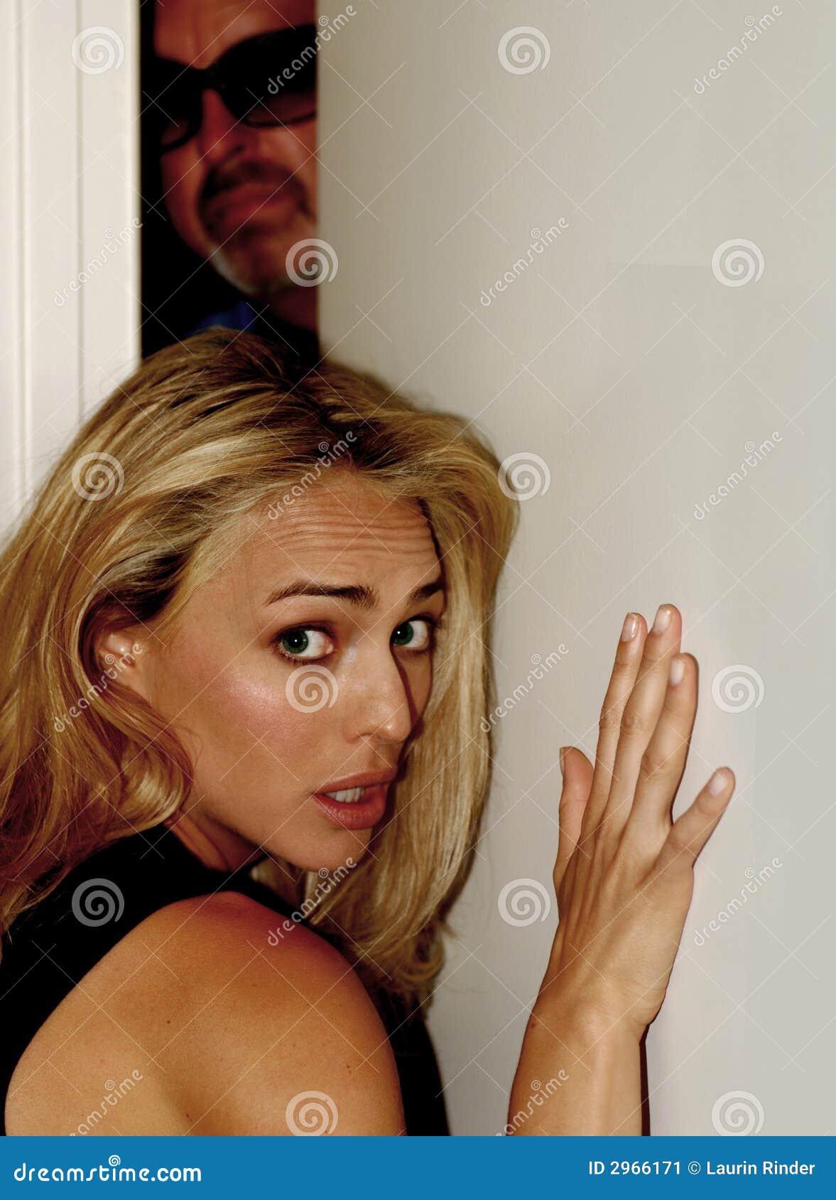 Woman in Danger stock image. Image of scared, help, male - 2966171
