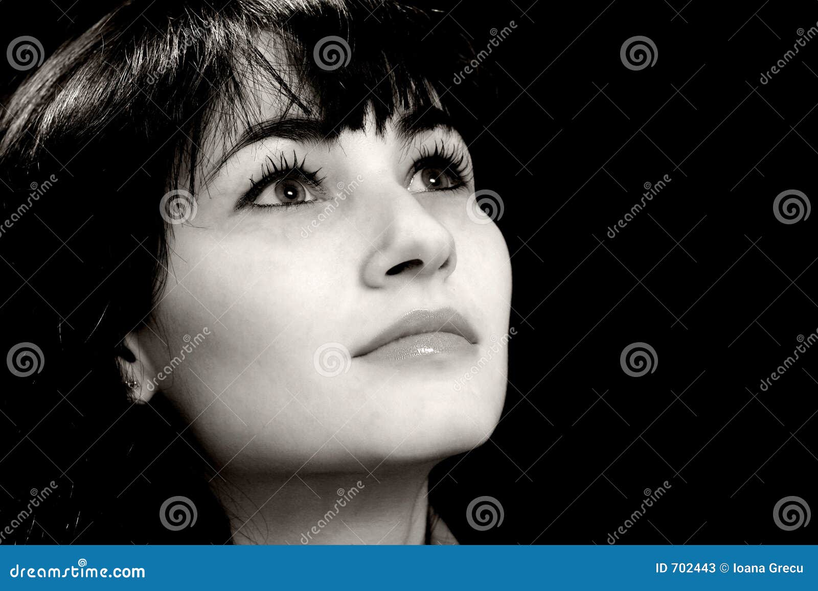 Woman daydreaming stock image. Image of daydreaming, dreamer - 702443
