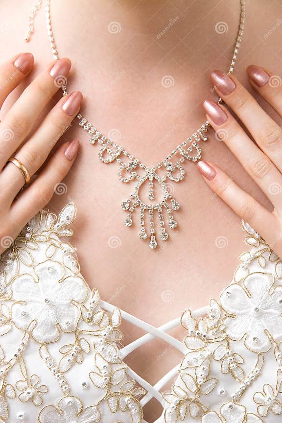 Woman decollete stock photo. Image of clothes, jewelry - 2803392