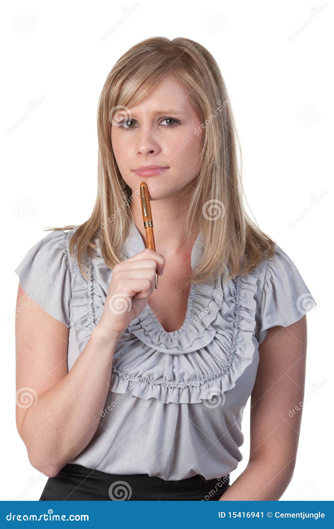 Woman in deep thought stock image. Image of woman, ponder - 15416941 Woman in deep thought stock image. Image of woman, ponder - 15416941