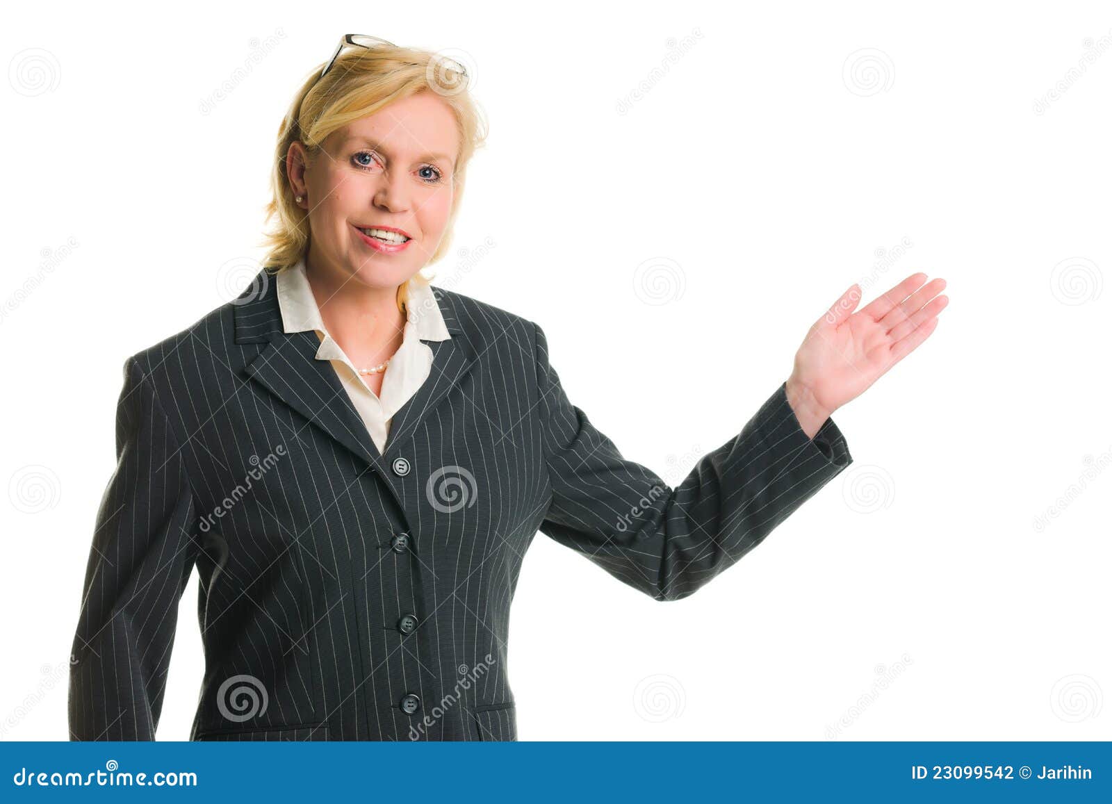 Woman demonstrate stock photo. Image of human, adult - 23099542