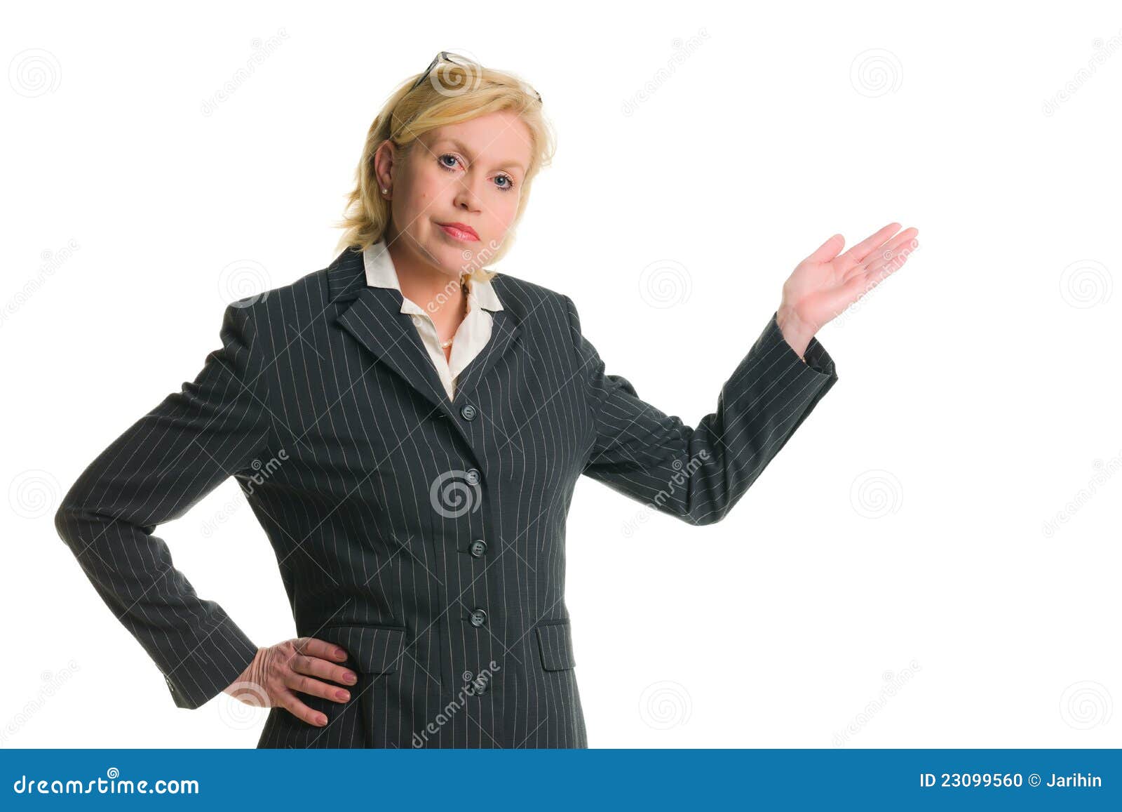 Woman demonstrate stock photo. Image of europe, isolated - 23099560