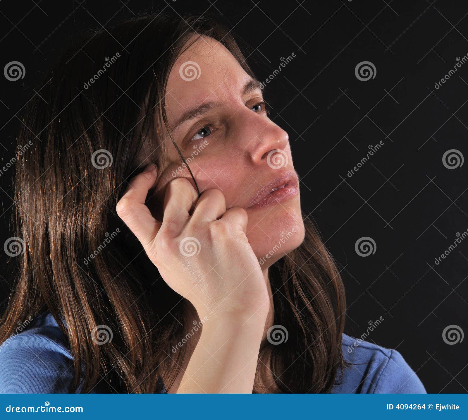 Woman in despair stock photo. Image of unhappy, lonely - 4094264