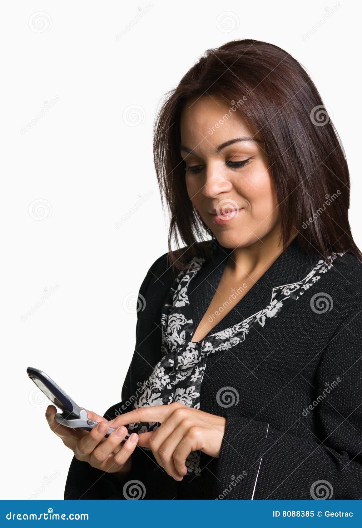 Woman dialing stock image. Image of cellular, worker, dial - 8088385