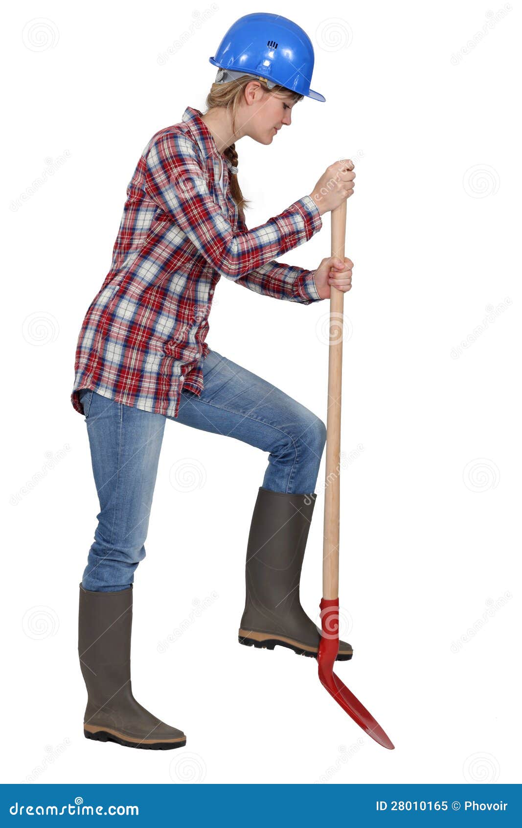 Woman digging stock image. Image of active, rubber, digging - 28010165