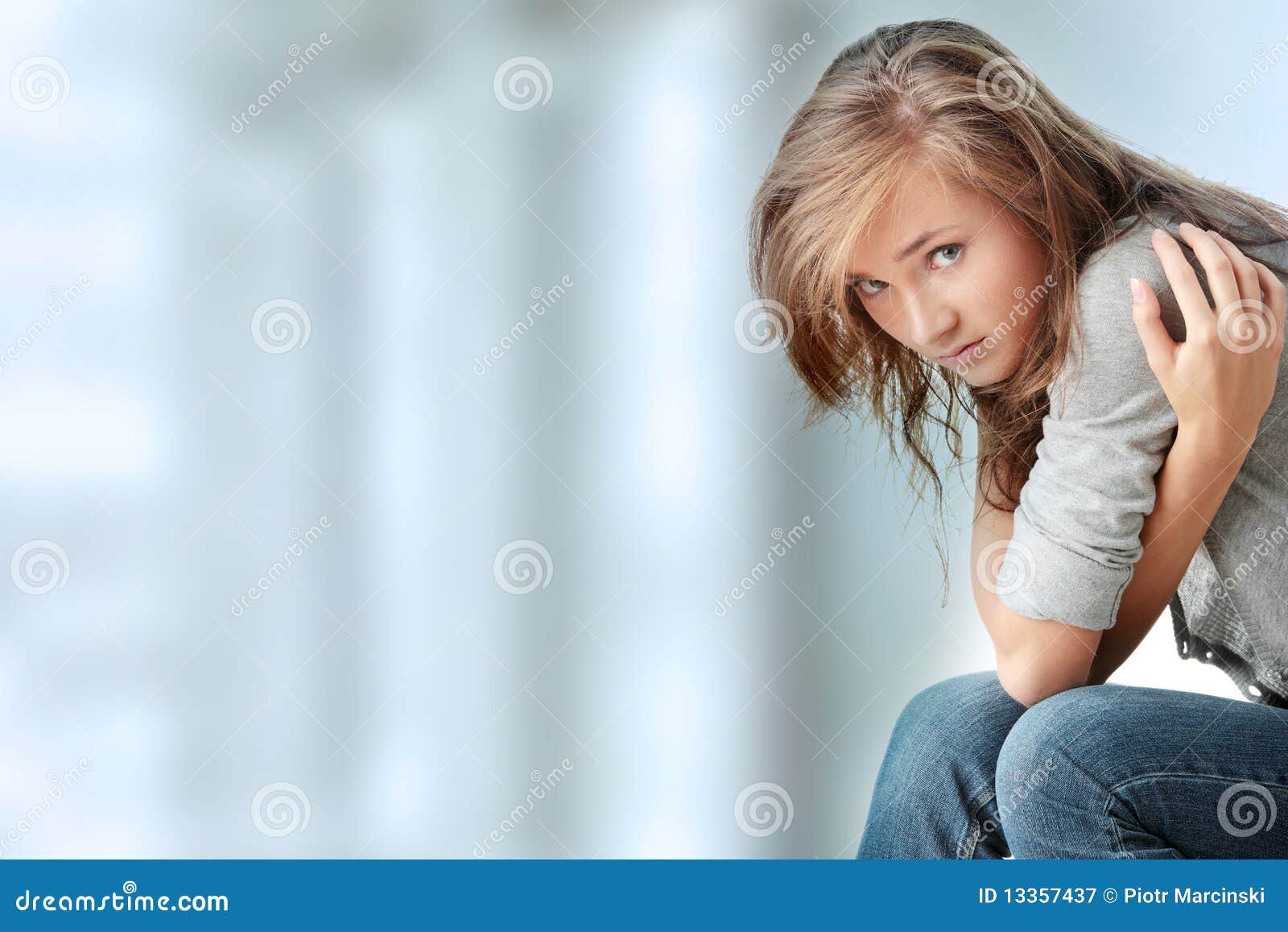Woman is disappointed stock image. Image of person, anger - 13357437