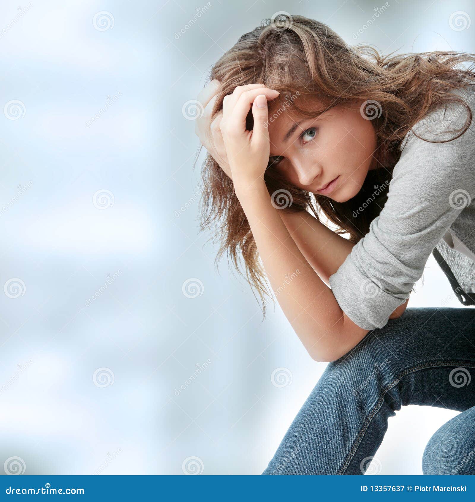 Woman is disappointed stock image. Image of people, effort - 13357637