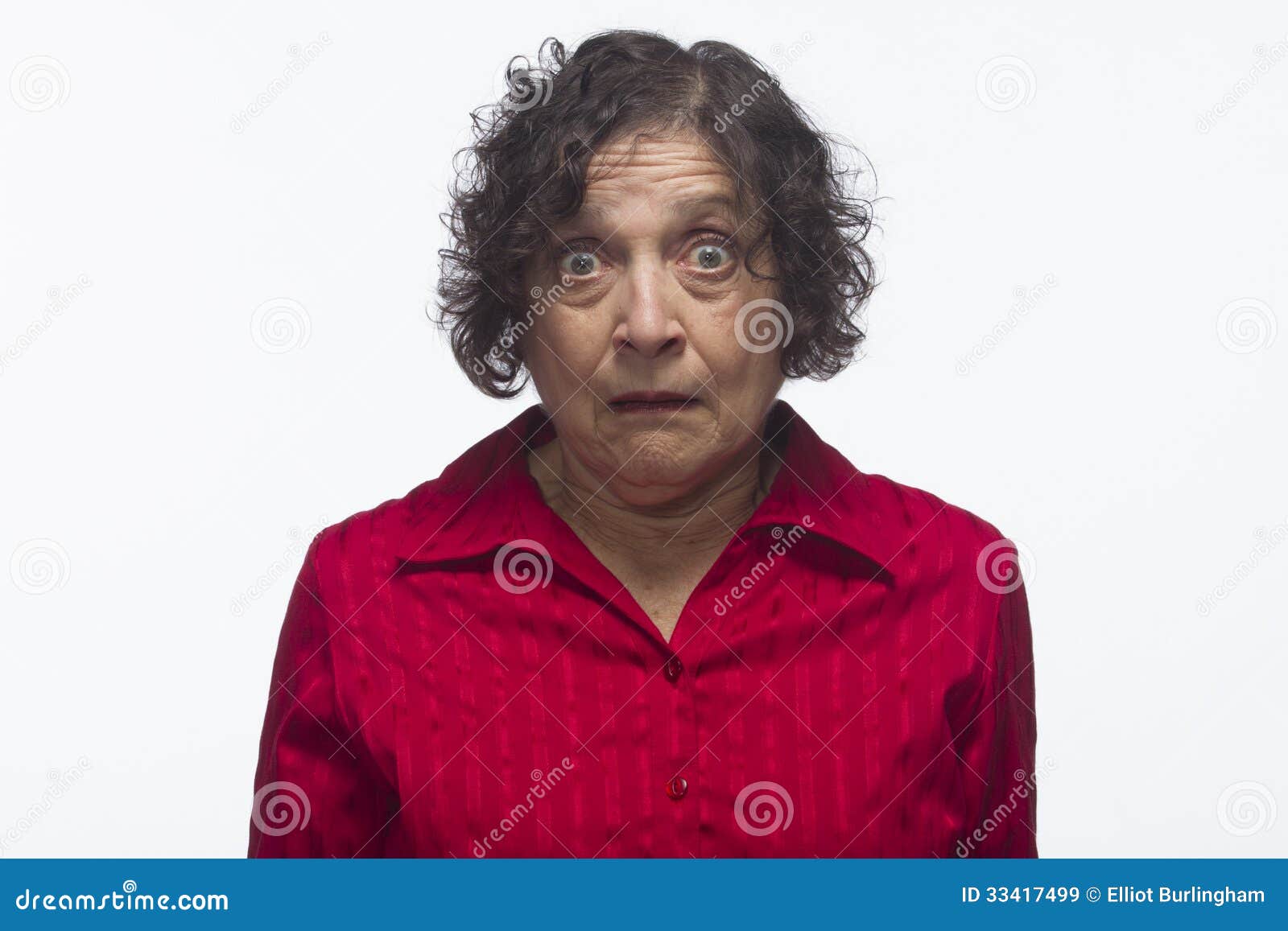 Woman in Disbelief, Horizontal Stock Image - Image of grimacing ...