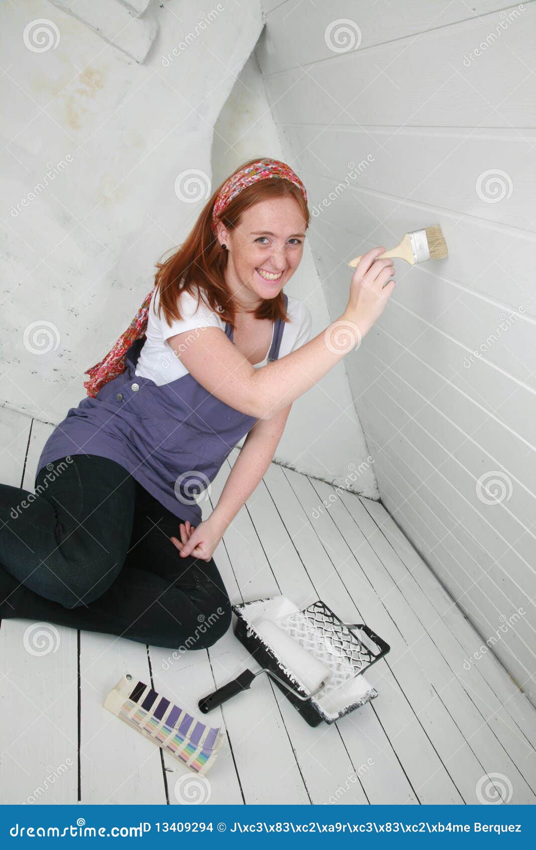 Woman diy stock photo. Image of home, clothe, decorating - 13409294