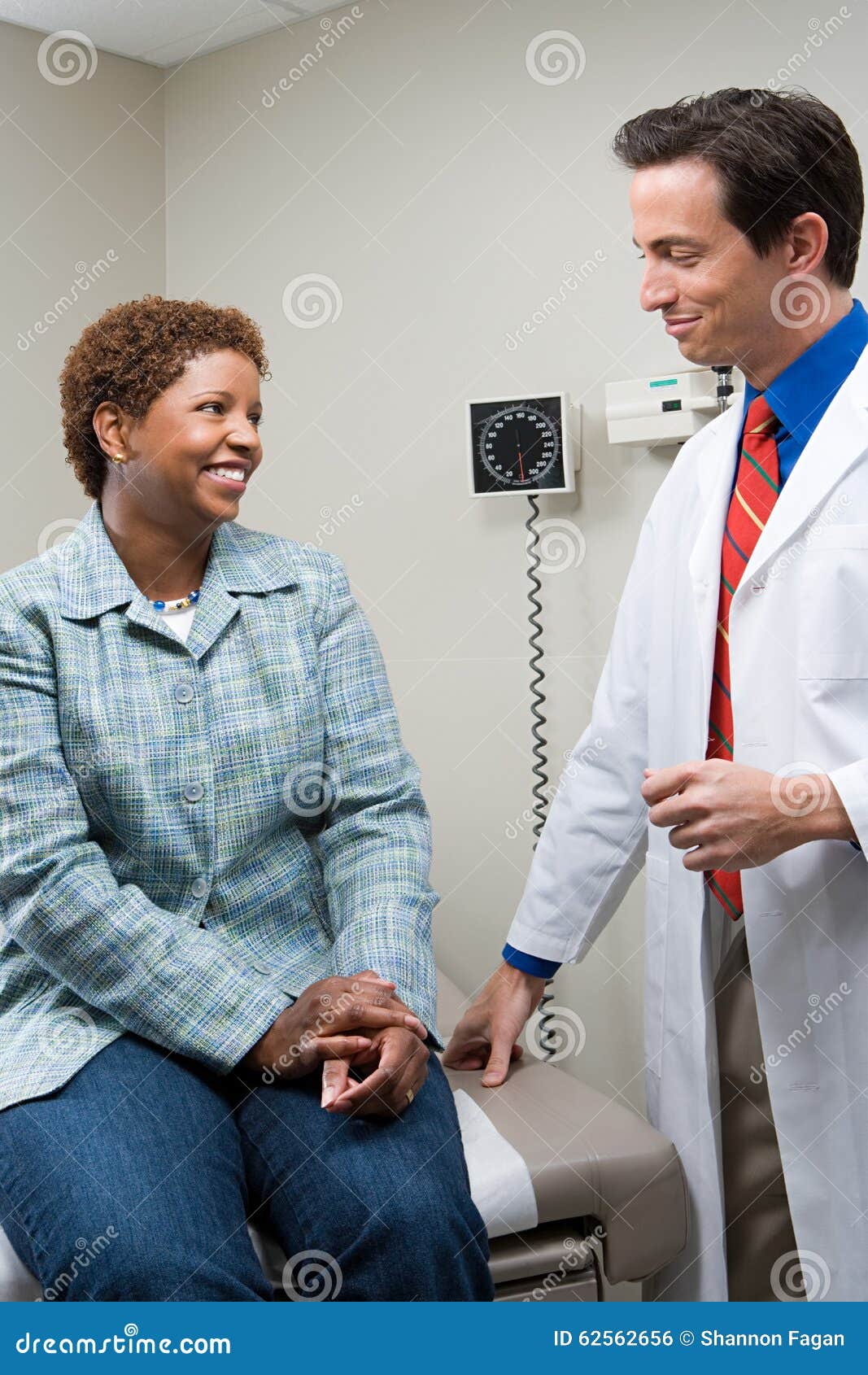 Woman with doctor stock photo. Image of caucasian, doctor - 62562656