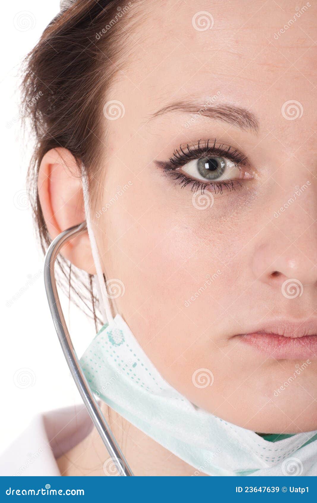 Woman doctor face stock image. Image of portrait, care - 23647639