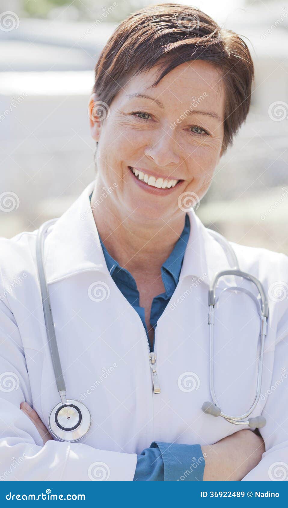 Woman doctor smiling stock image. Image of healthcare - 36922489
