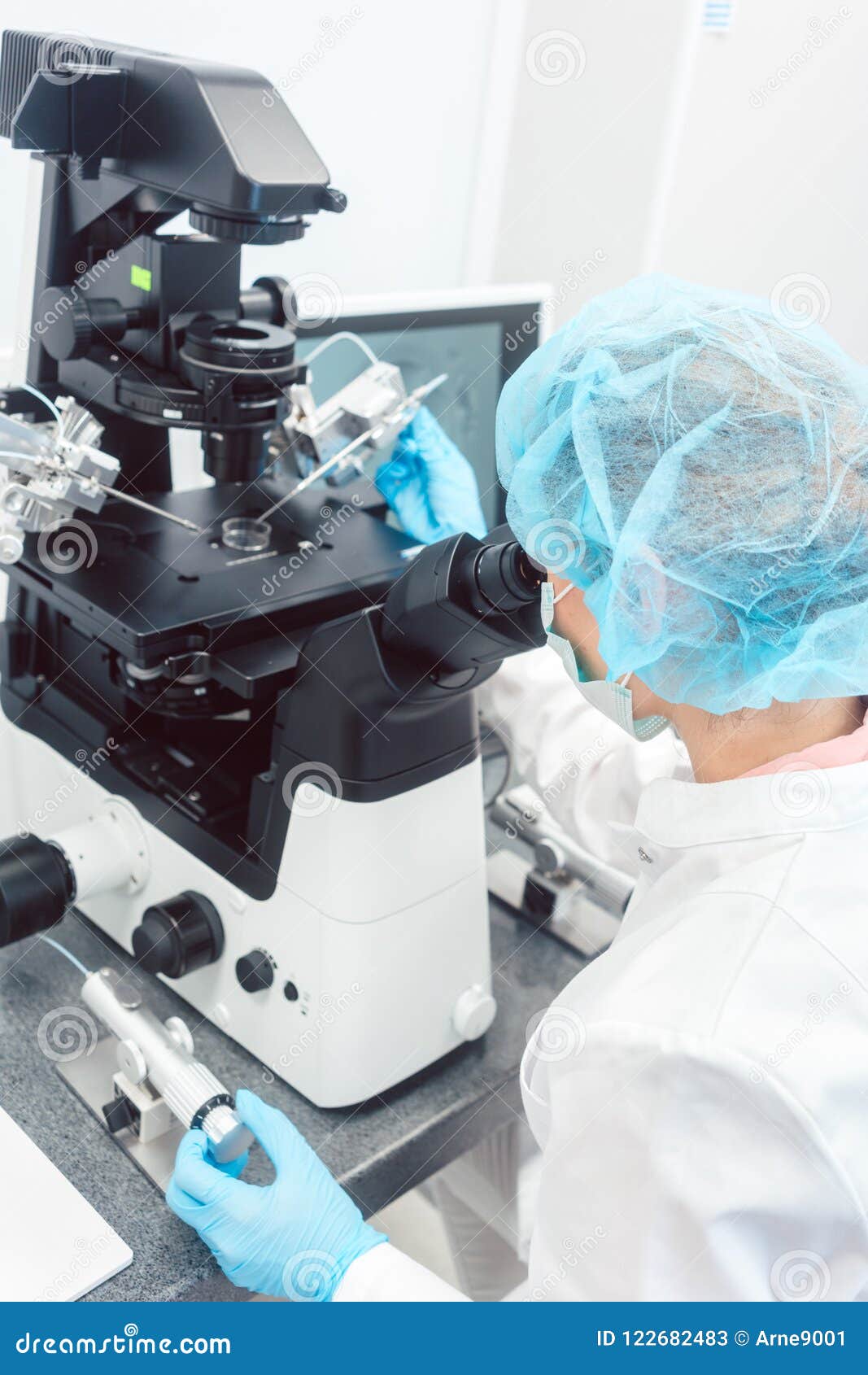 Woman Doctor Working in Medical Lab Stock Image - Image of professional ...
