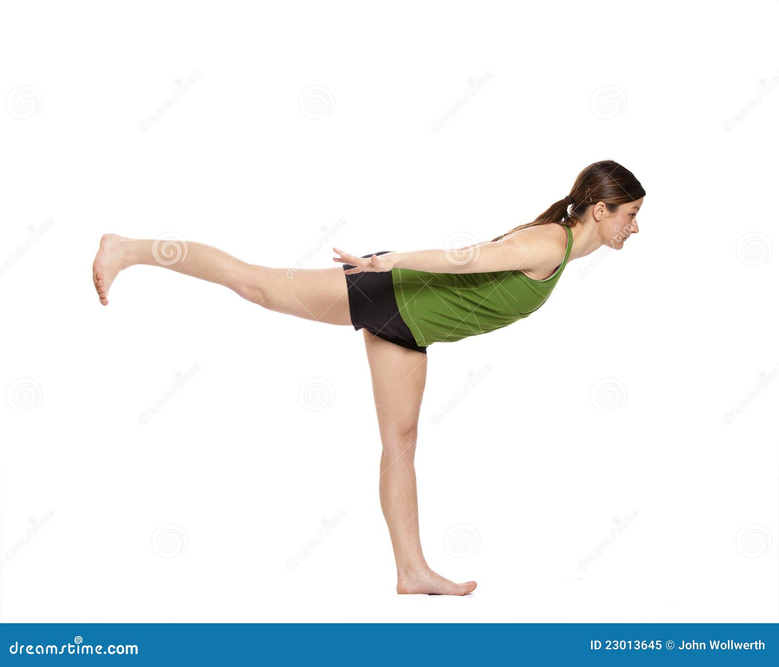 Woman Pose Airplanes