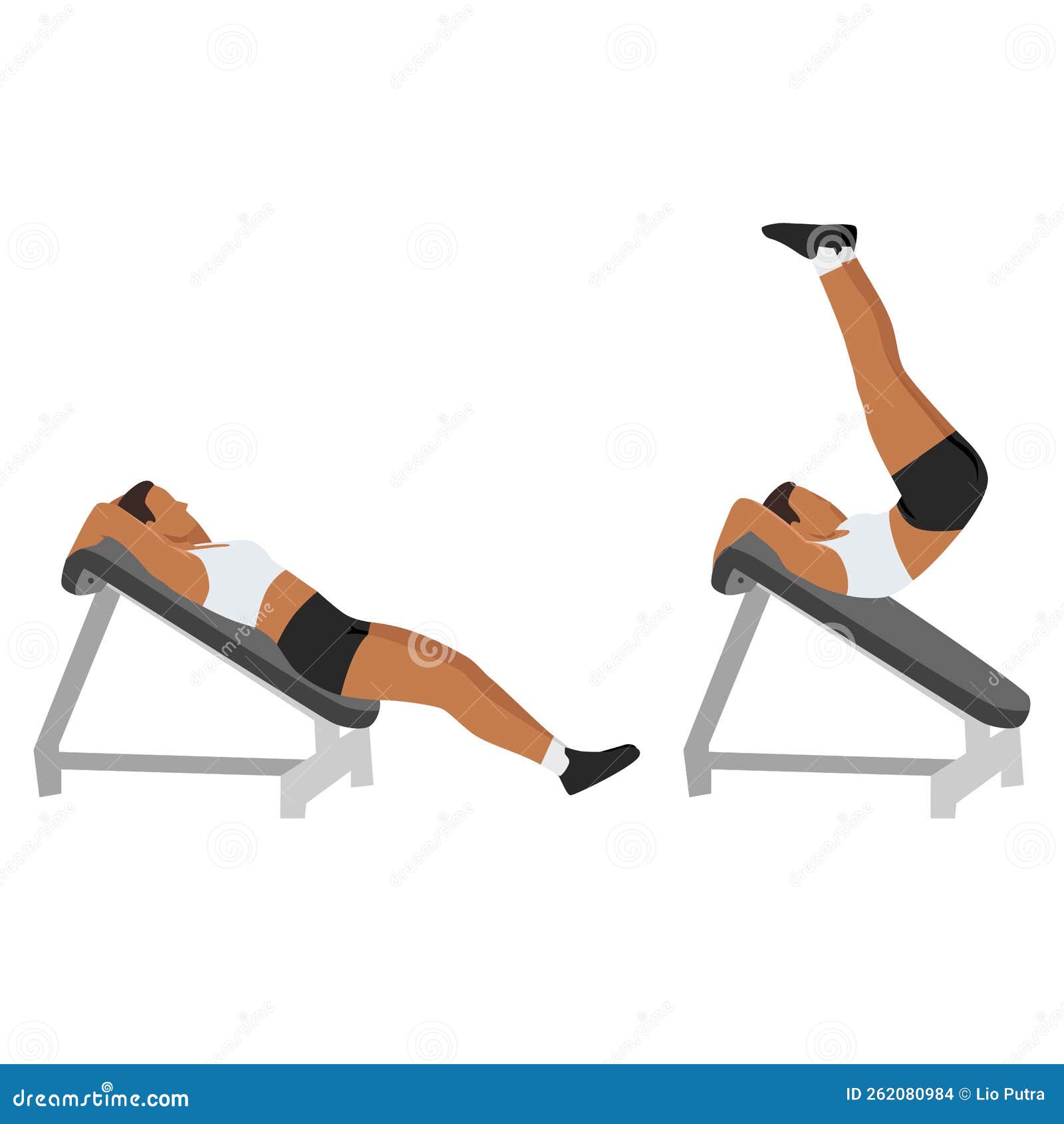 Decline Reverse Crunches