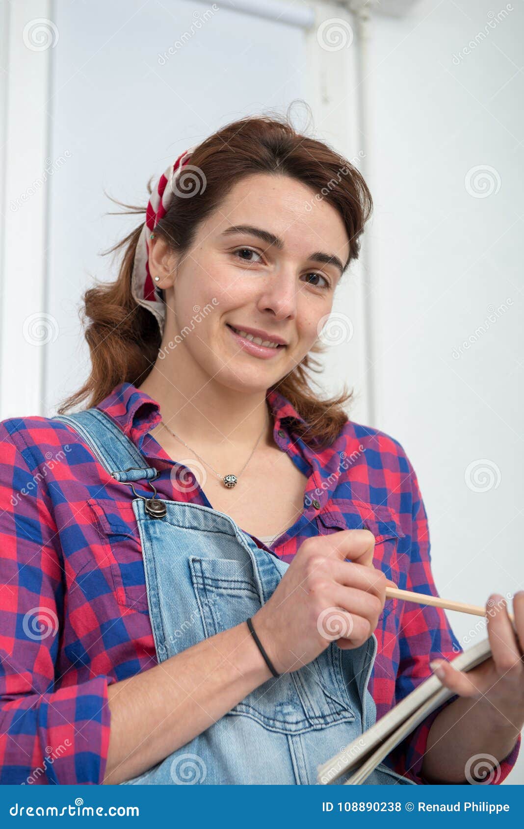 Woman Doing DIY Work at Home Stock Photo - Image of lifestyle ...