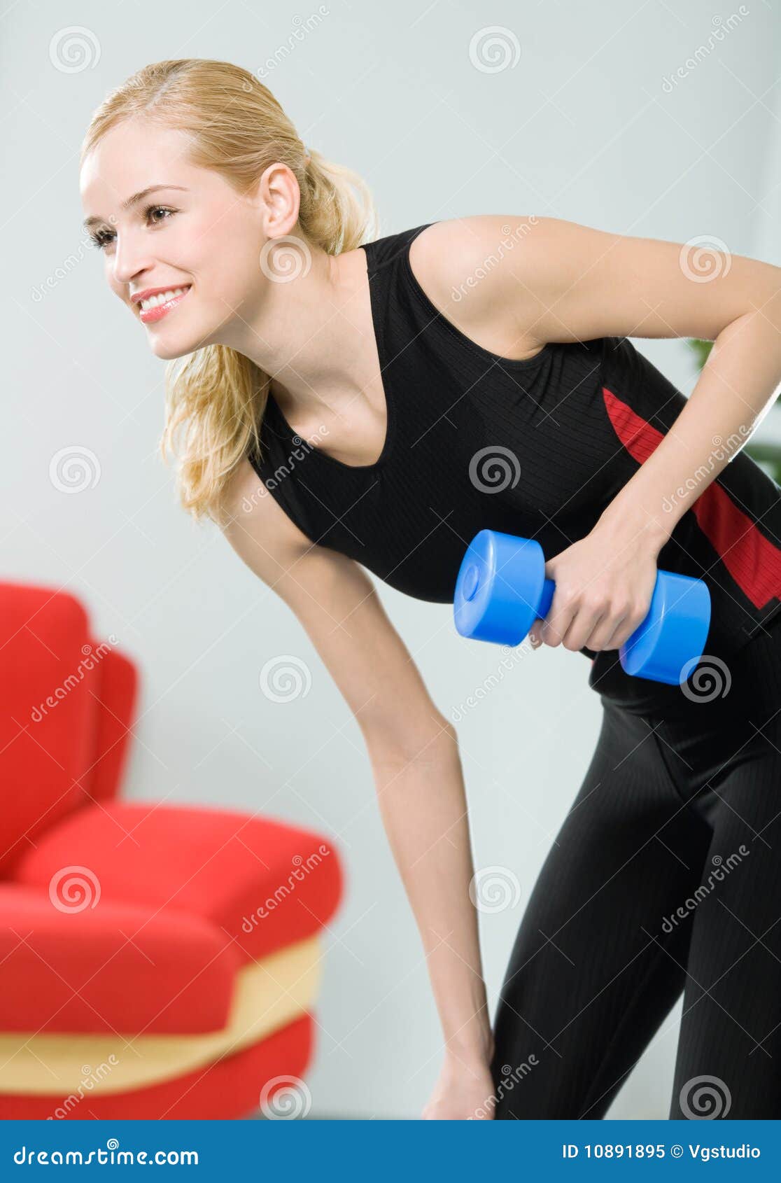 Woman doing exercising stock image. Image of health, european - 10891895