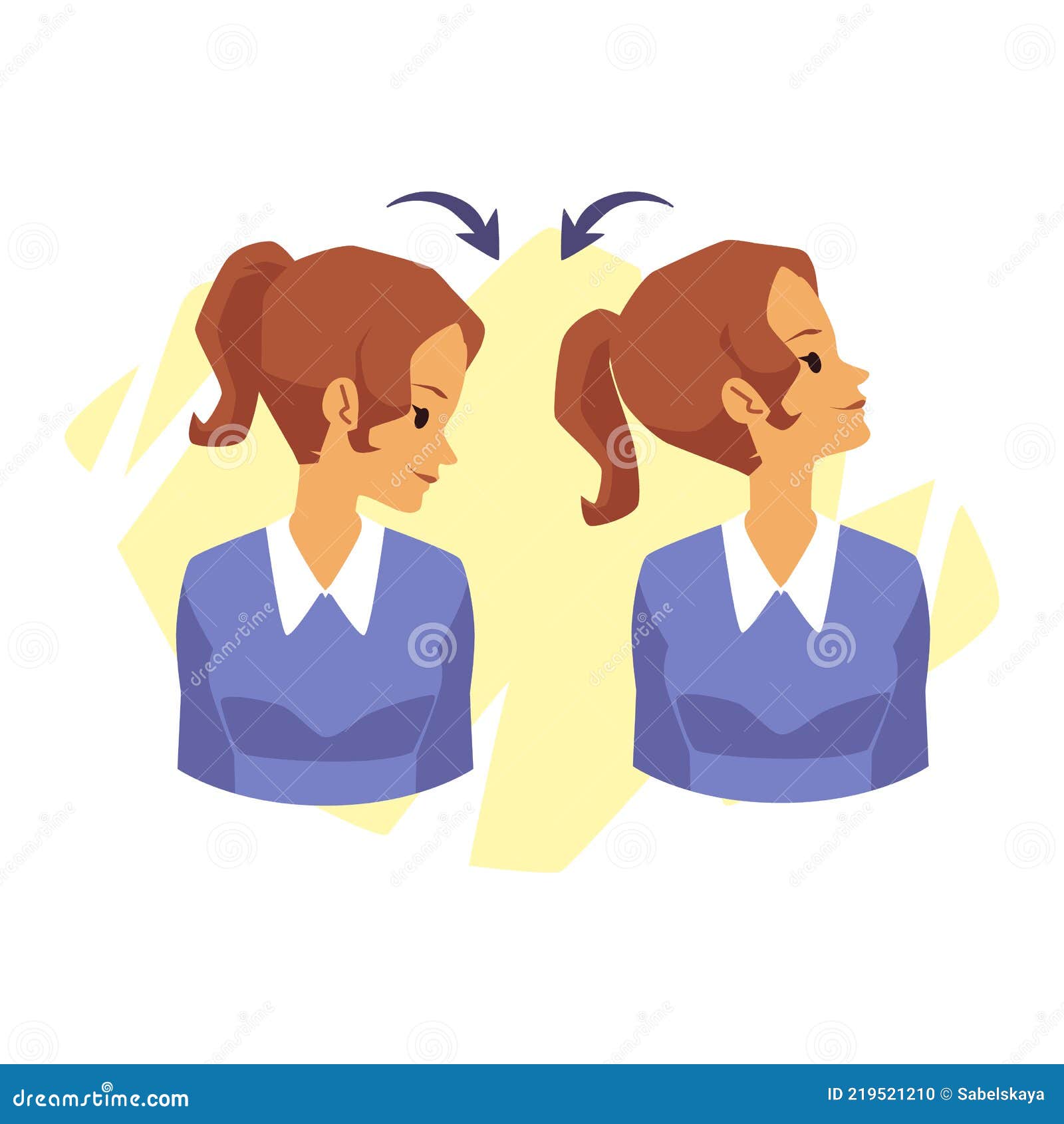 Head Rotations Stock Illustrations – 2 Head Rotations Stock ...