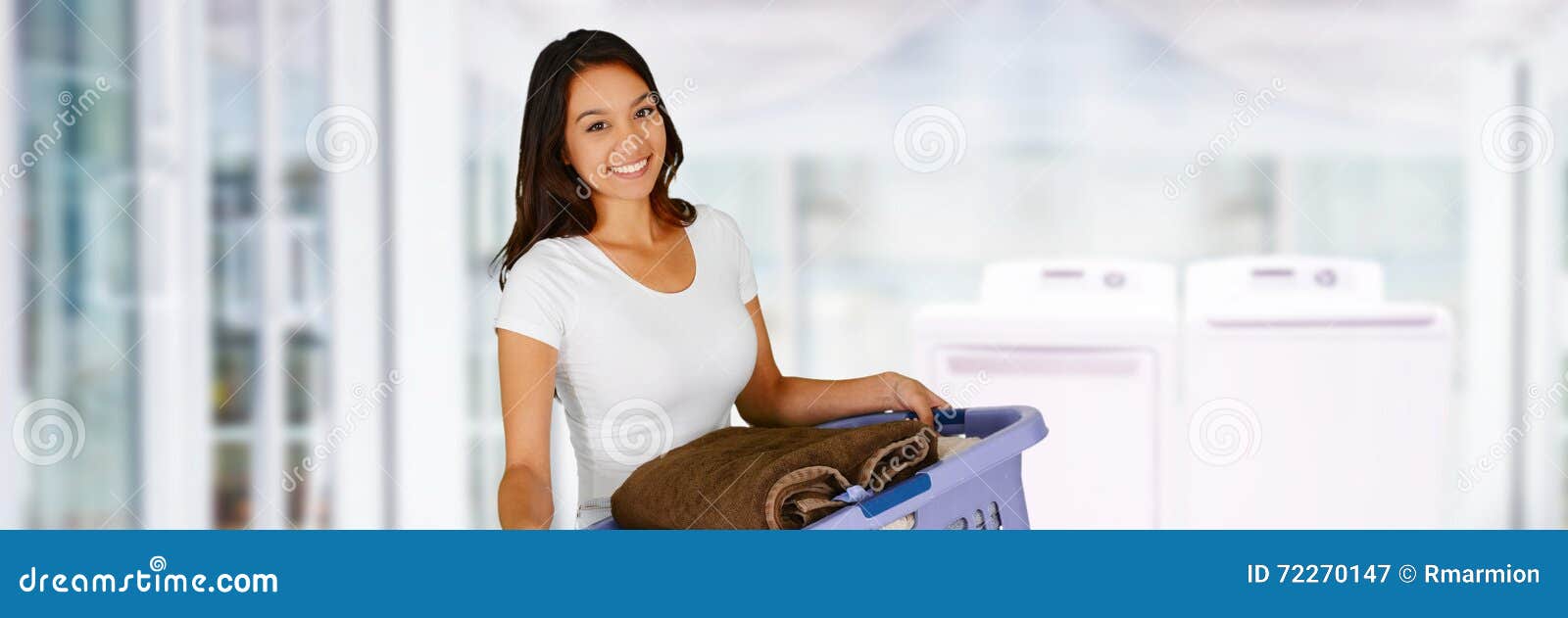 Woman Doing Laundry stock image. Image of wife, washing - 72270147