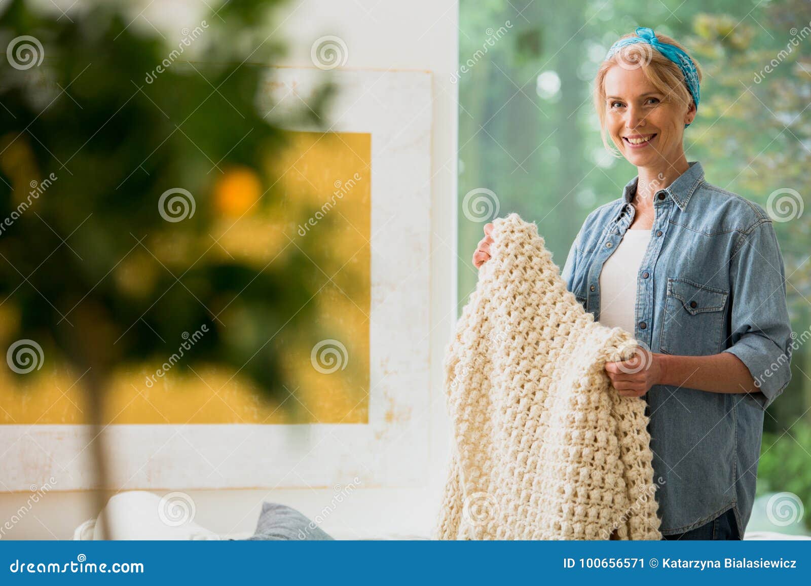 Woman Doing Random Housework Routine Stock Image - Image of cleaning ...