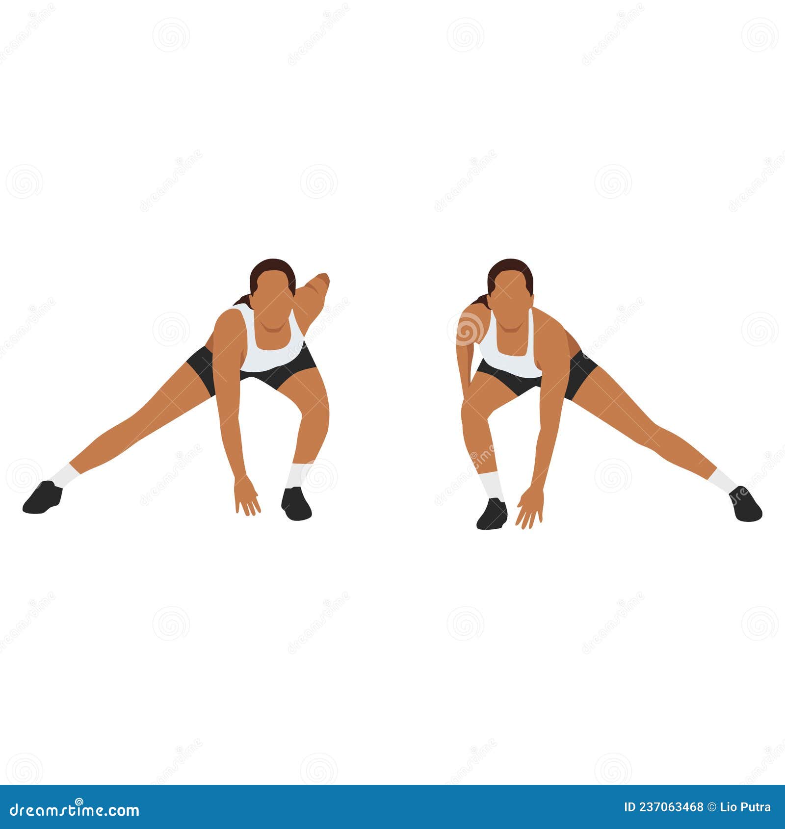 Lunges Exercise For Legs. Cartoon Vector | CartoonDealer.com #84207181 Lunges Exercise For Legs. Cartoon Vector | CartoonDealer.com #84207181