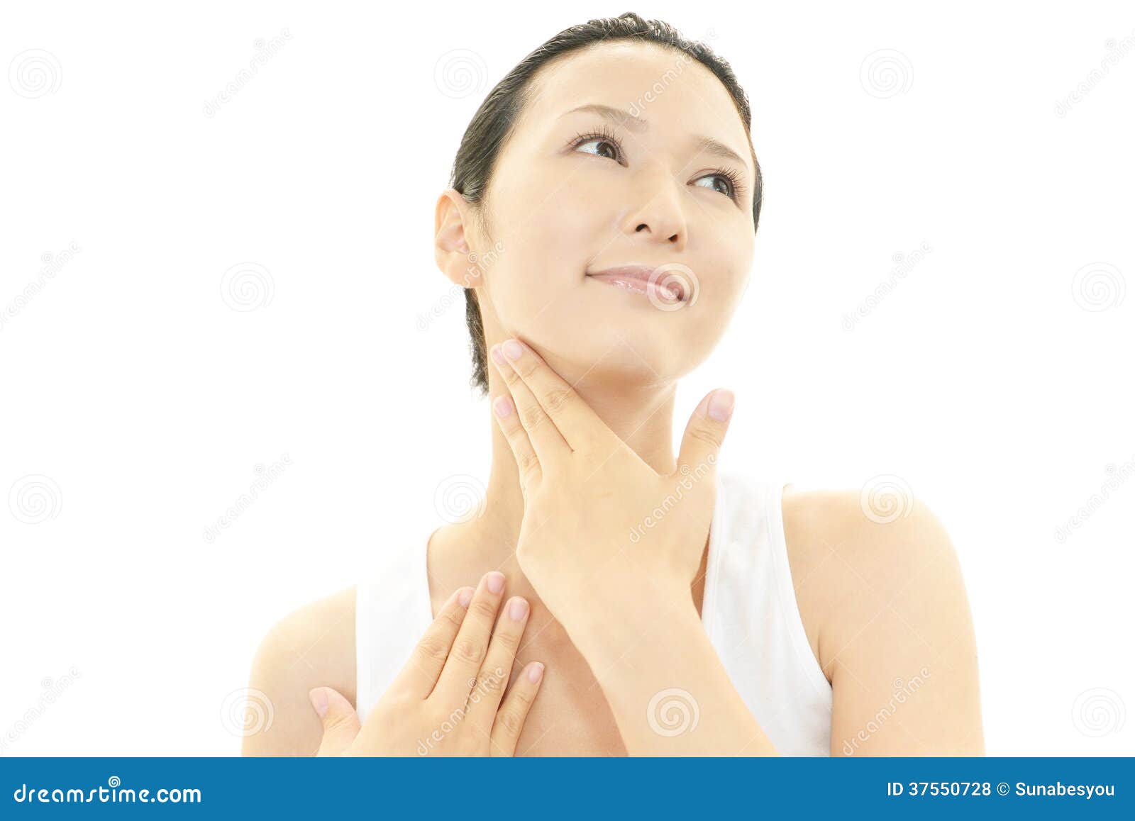 Woman doing skin care stock photo. Image of good, cheerful - 37550728