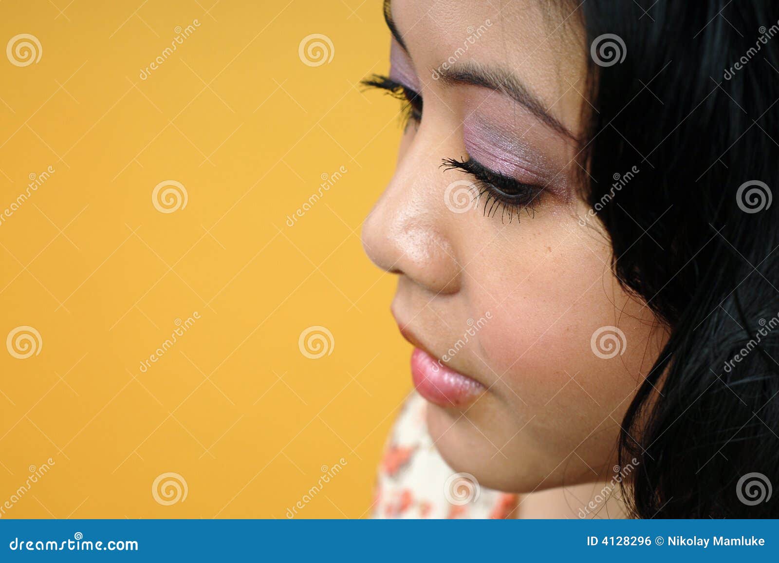Woman in doubt stock photo. Image of choosing, doubt, face - 4128296
