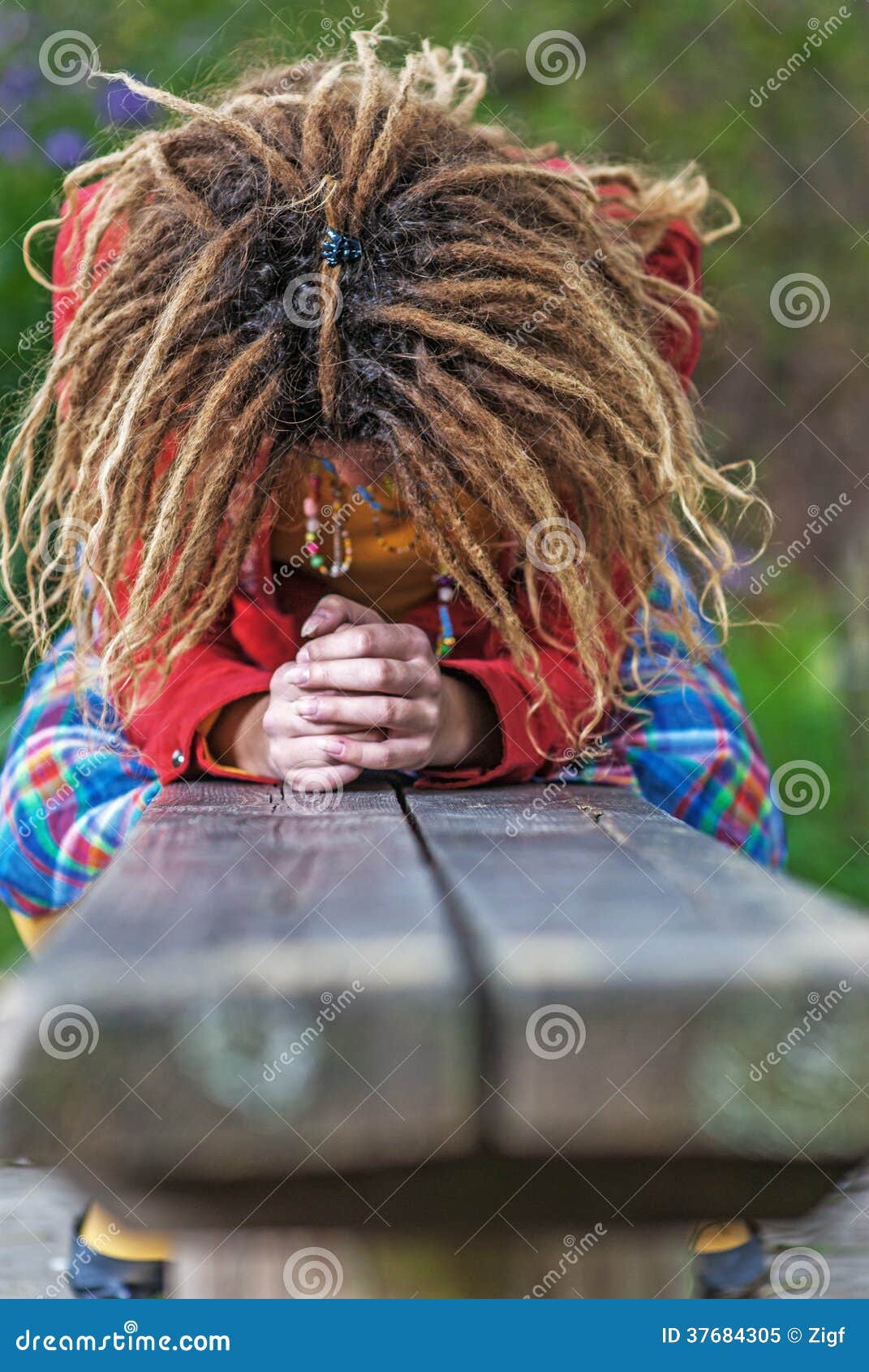 Woman with Dreadlocks Crying Stock Image - Image of life, dreadlocks ...