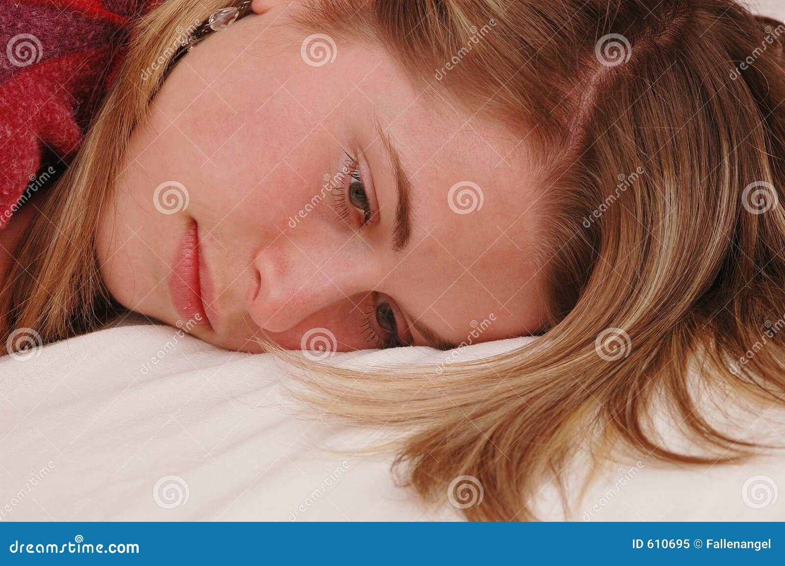 Woman dreaming stock image. Image of color, skin, beautiful - 610695