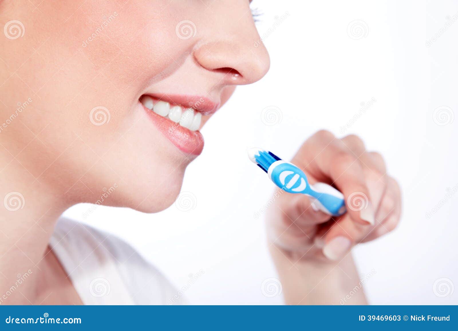 Woman Dressing Up Your Teeth Stock Image - Image of mouth, health: 39469603