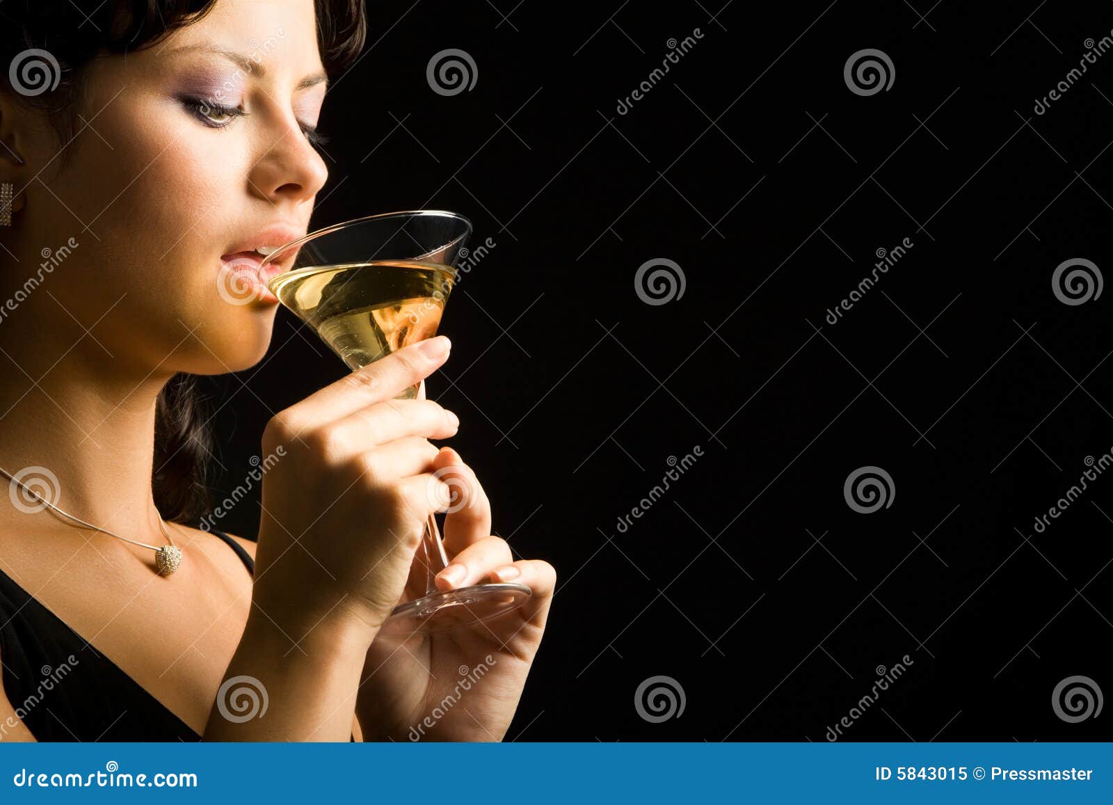 Woman drinking stock image. Image of holiday, holding - 5843015