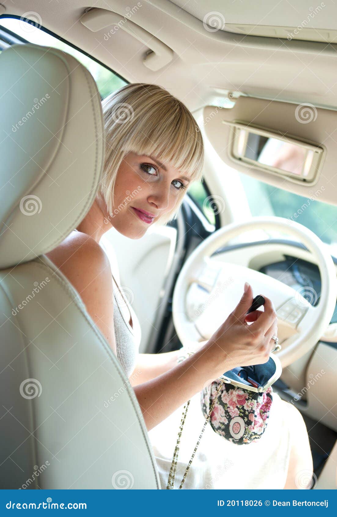 Woman driver stock photo. Image of female, expression - 20118026