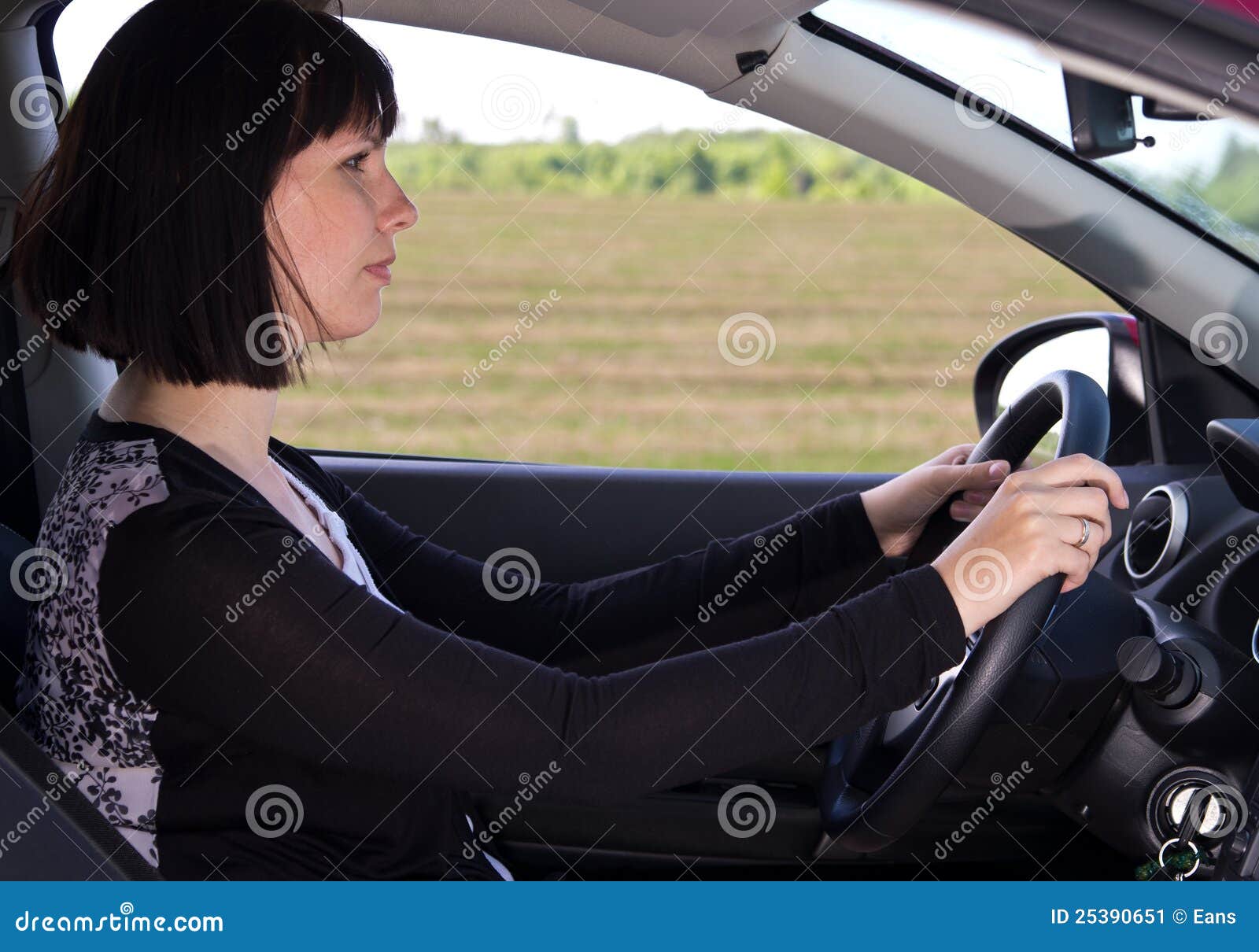 Woman driver stock image. Image of auto, woman, driving - 25390651