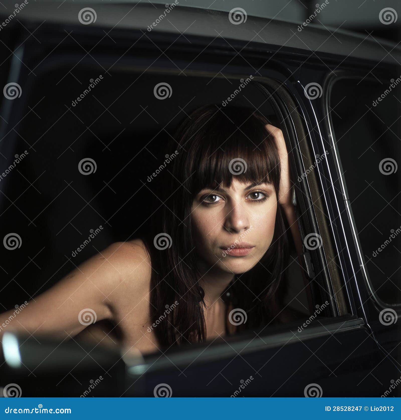 Woman driver stock image. Image of comfortable, woman - 28528247