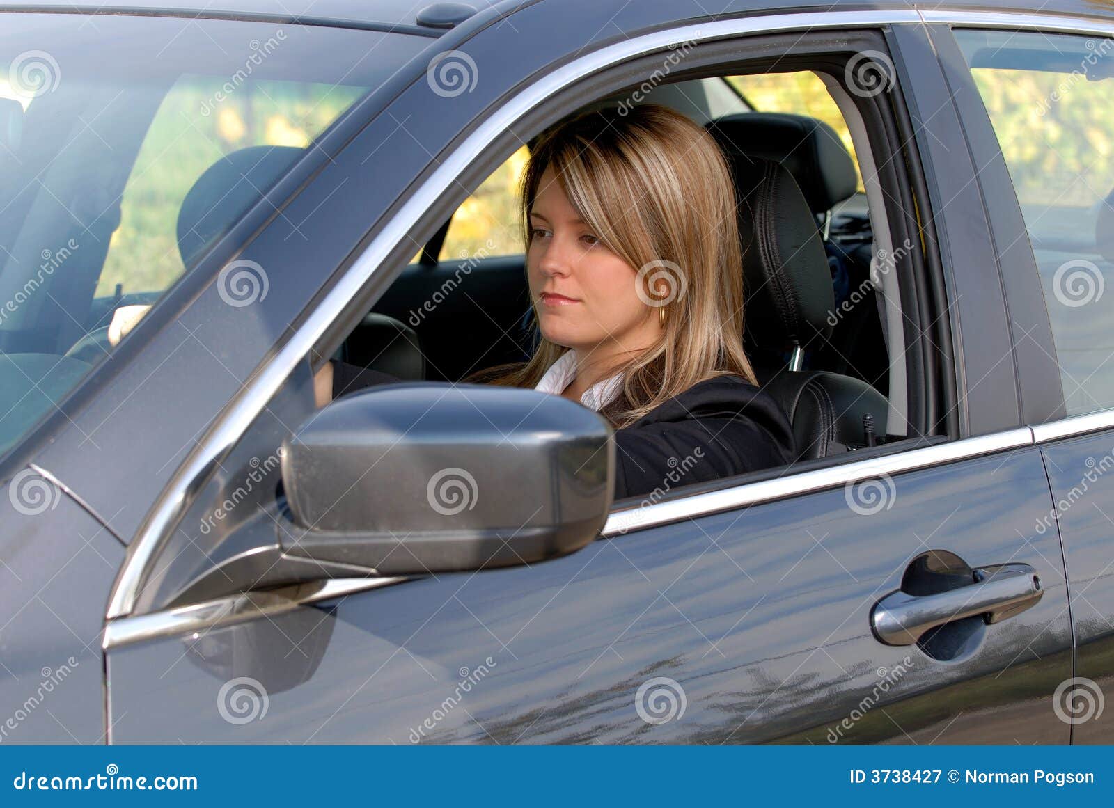 Woman Driver stock image. Image of happy, joyful, insurance - 3738427