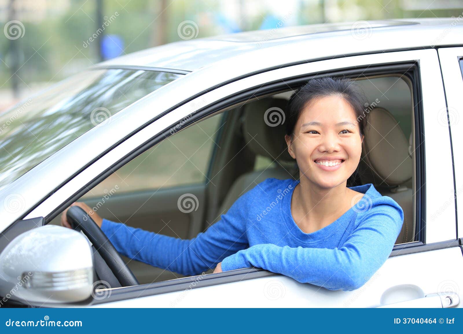 Woman driver driving a car stock photo. Image of auto - 37040464
