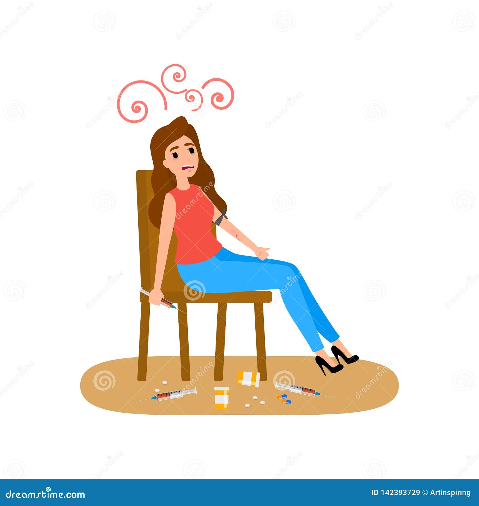 Drug Addiction Abstract Concept Vector Illustrations Cartoondealer