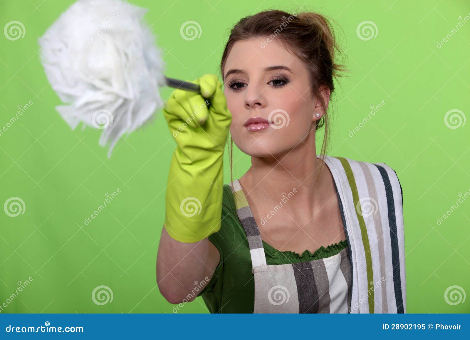 Woman dusting stock image. Image of chinese, kitchen - 28902195