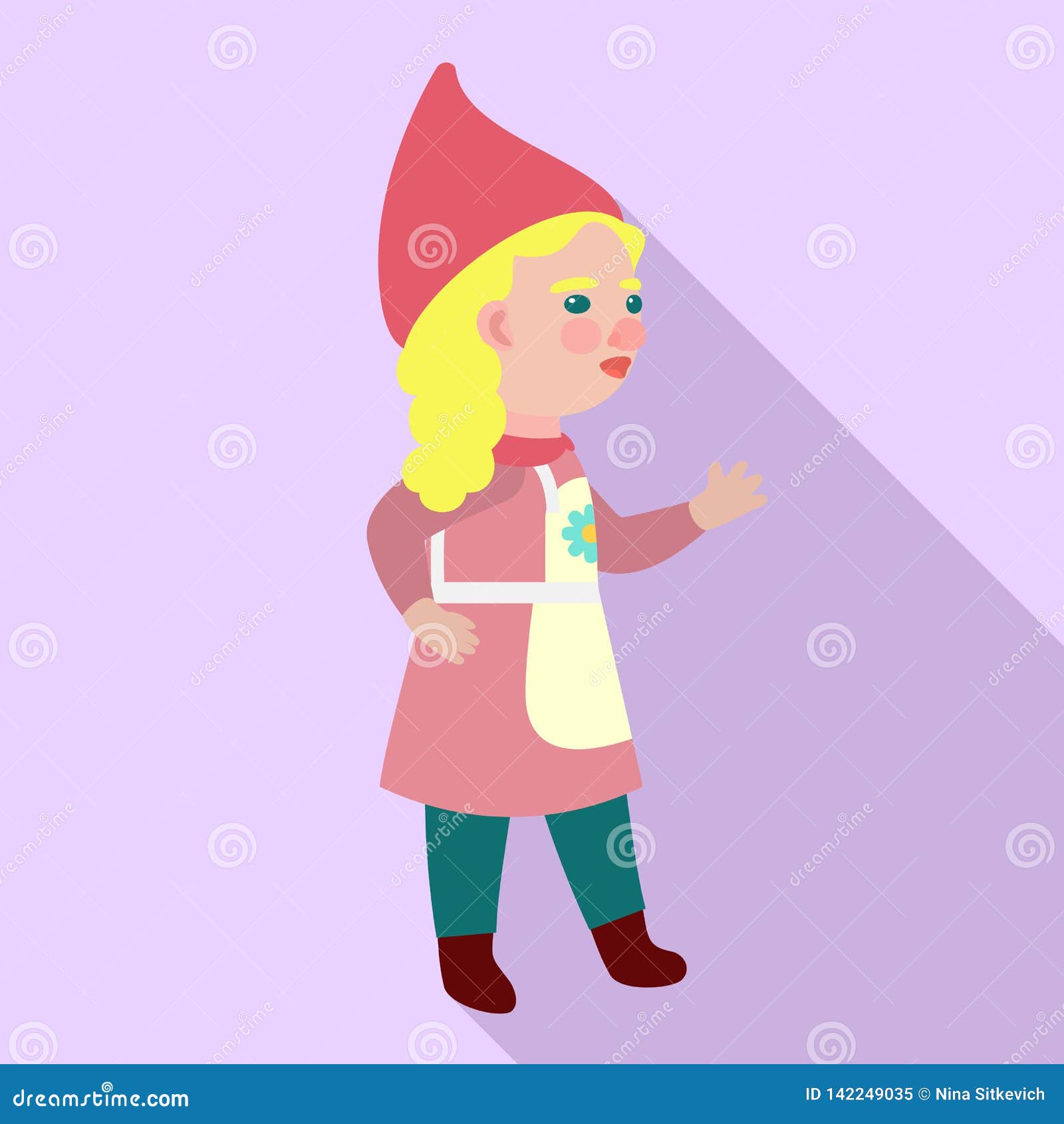 Dwarf Icon Vector From Fantastic Characters Collection. Thin Line Dwarf ...
