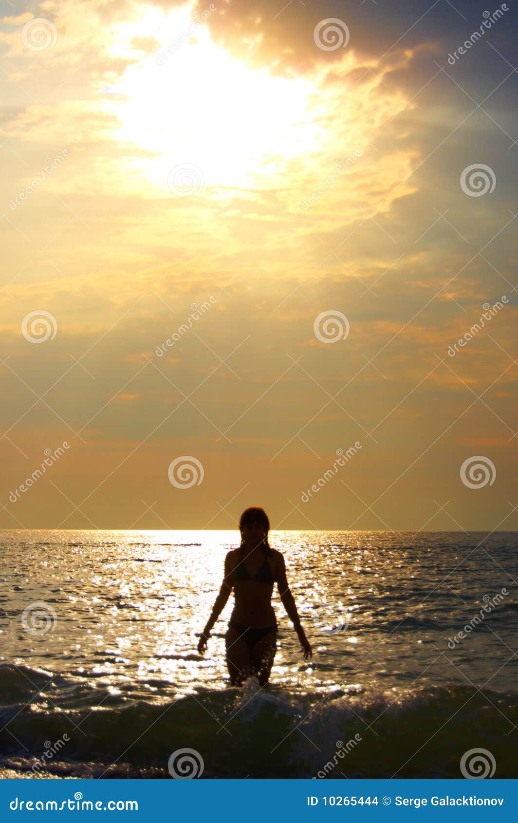 A Woman Early in the Morning Stock Photo - Image of summer, nature ...