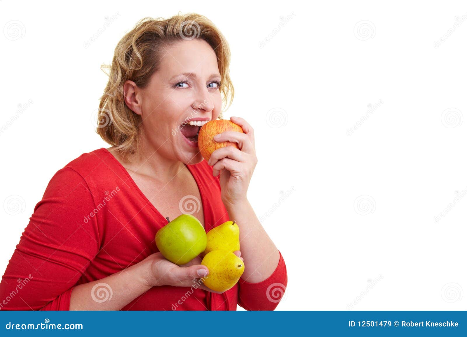 Woman eating fruits stock image. Image of delicious, appetite - 12501479