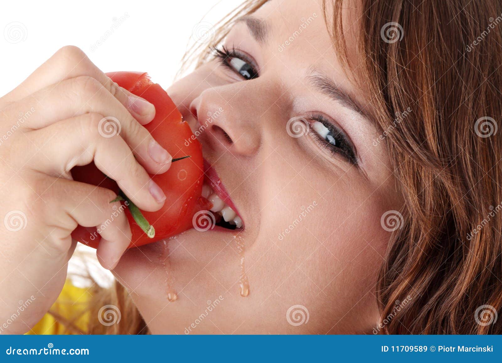 2,438 Woman Eating Tomato Isolated Stock Photos - Free & Royalty-Free ...