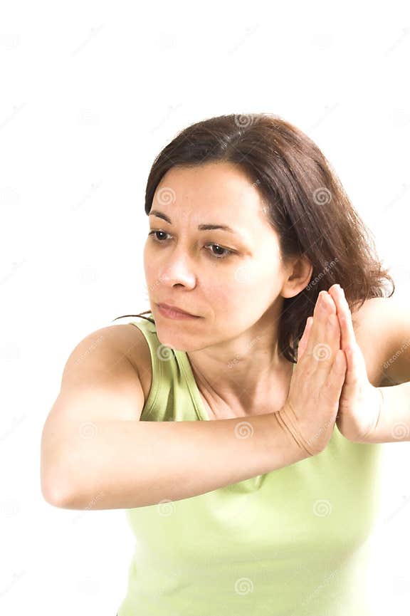 Woman egyptian pose stock photo. Image of isolation, palms - 744172