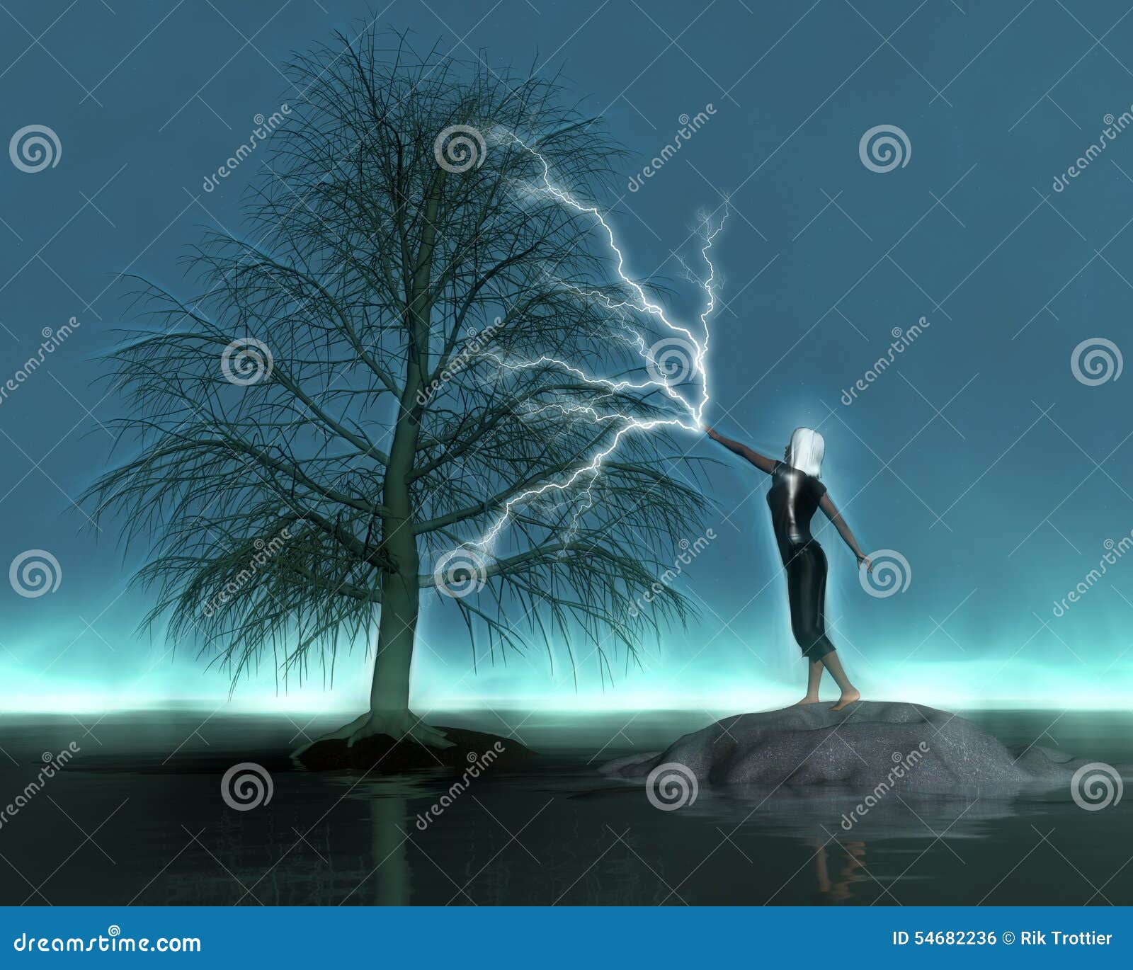 Woman electricity tree stock illustration. Illustration of nature ... Woman electricity tree stock illustration. Illustration of nature ...