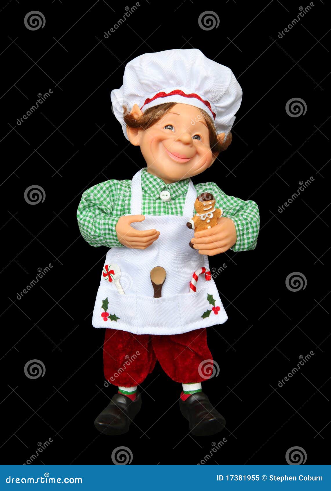 Woman Elf Cooking stock image. Image of december, helper - 17381955