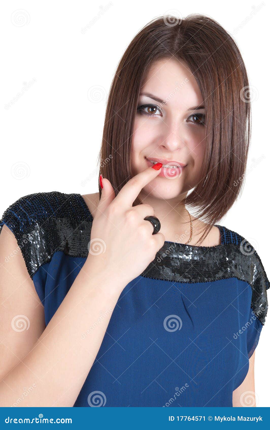 Woman with emotions stock image. Image of flutter, emotion - 17764571